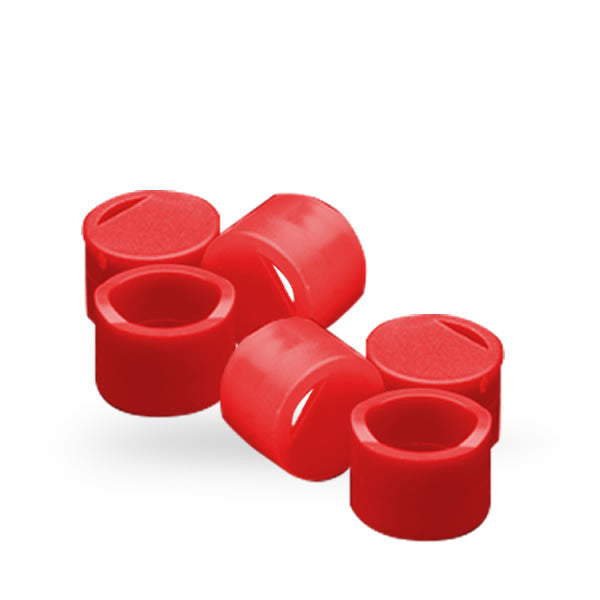 Cap Inserts, Red